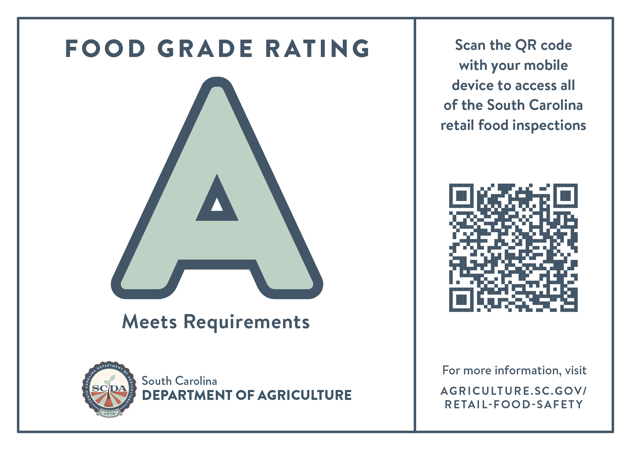 Risk Based Inspections - South Carolina Department of Agriculture