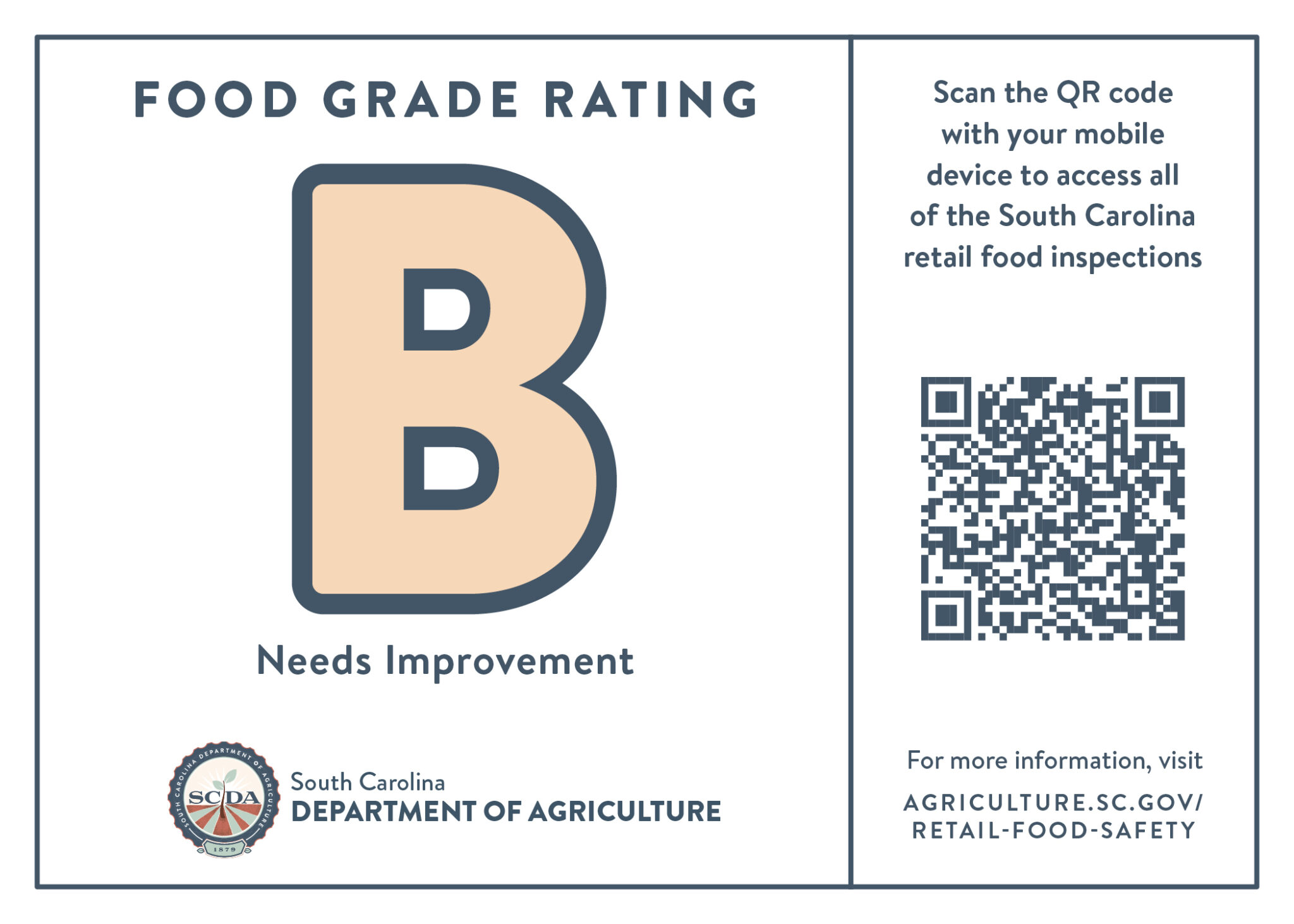 Food Safety – SCDA's Role - South Carolina Department of Agriculture