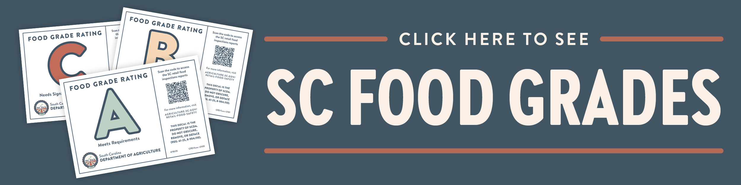 Retail Food Safety - South Carolina Department of Agriculture